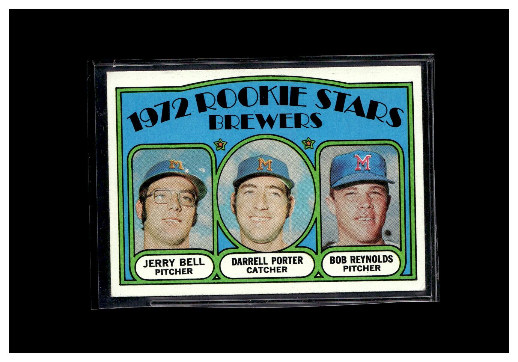 1972 Topps #162 Brewers 1972 Rookie Stars (Jerry Bell / Darrell Porter ...